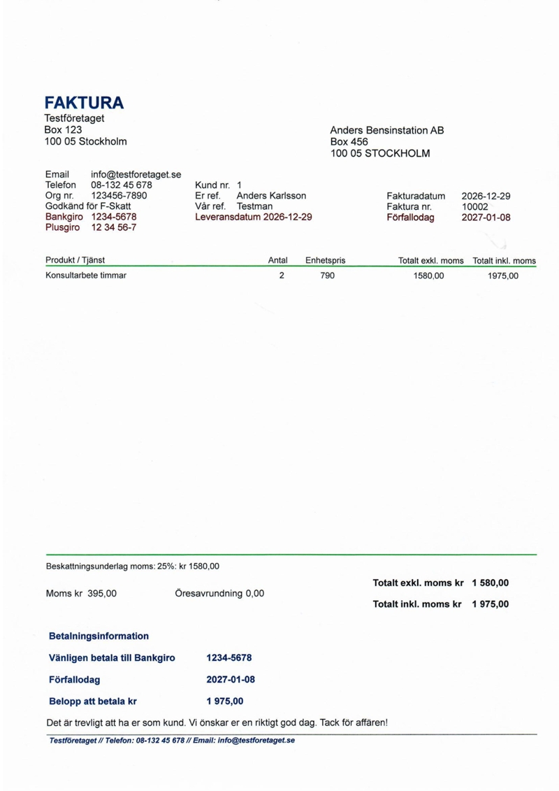 LättFaktura - Fakturaprogram som är lätt att använda